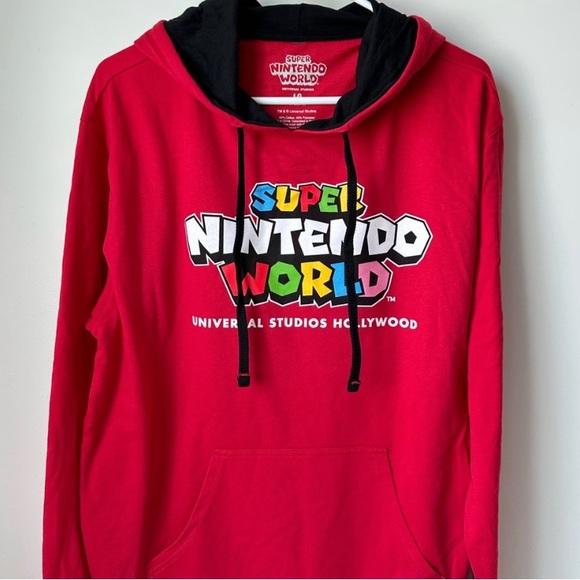 Nintendo | Sweaters | Super Nintendo World Hoodie | Poshmark